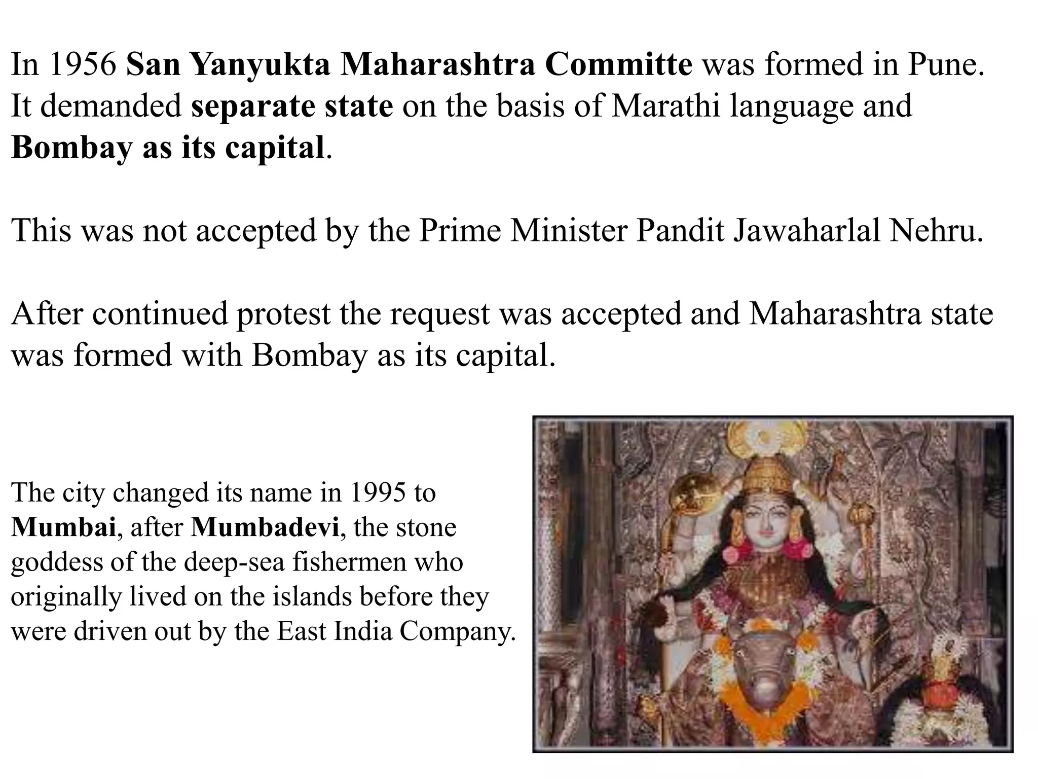 History of Mumbai | PPTX