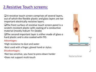 Touch Screen Technology | PPT