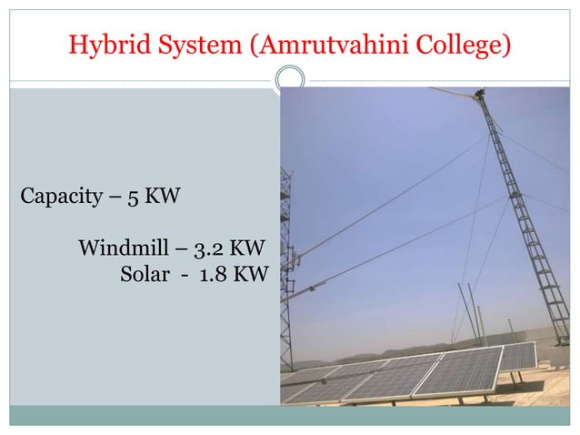 solar wind hybrid system(renewable sources) | PPTX