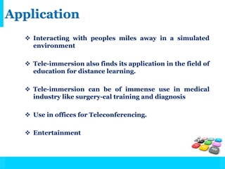 Tele-immersion | PPTX