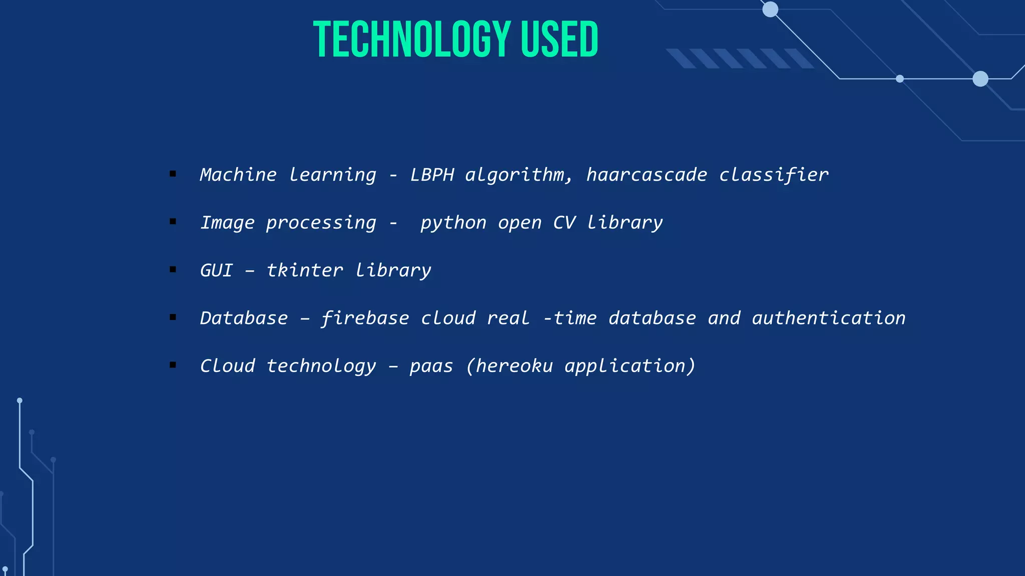 Attendance Management System Using Face Recognition Ppt