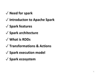 An Introduction to Apache Spark | PPT