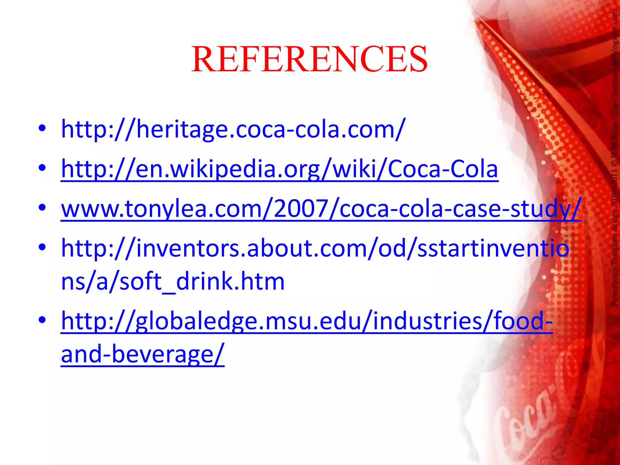 Main ppt on coca cola | PPTX