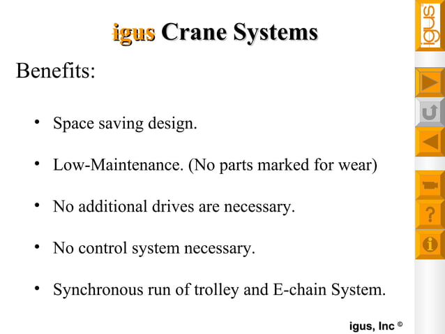 igus Cranes | PPT