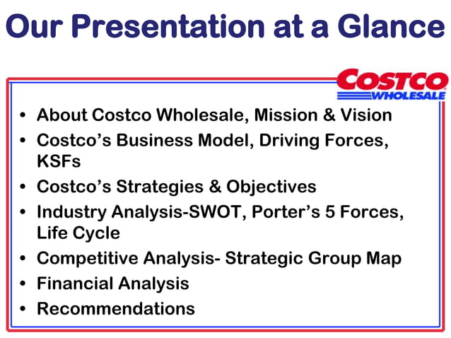 Case Study: Costco Wholesale in 2008: Mission, Business Model ...