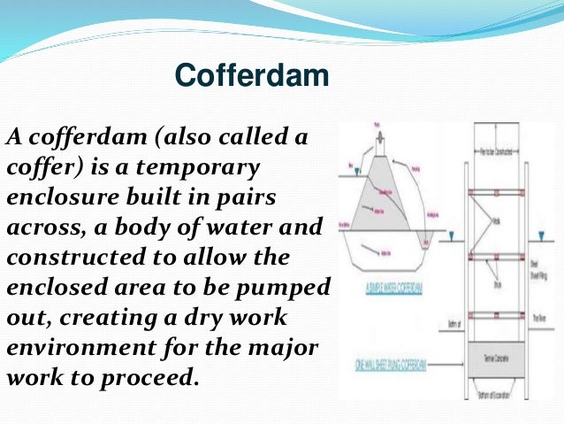 My presentation slide of Retaining Wall,Cofferdam and Caisson