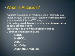 Antacids | PPTX