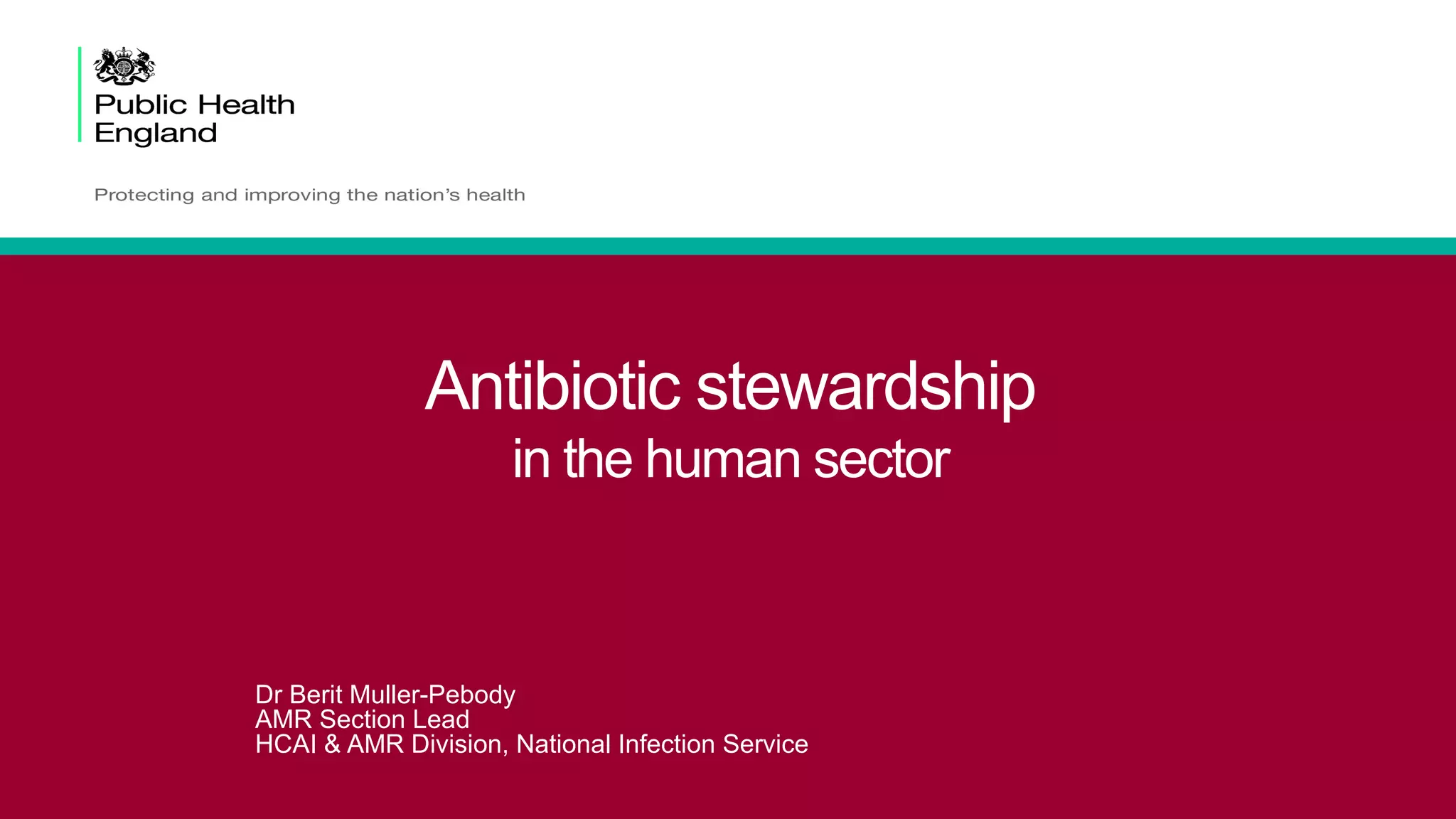 Antibiotic Stewardship in the Human Sector | ODP