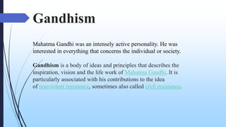 Main principles of gandhiji (gandhism) | PPTX