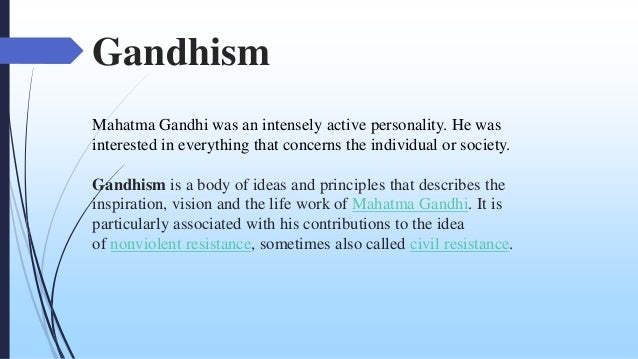 Main principles of gandhiji (gandhism)