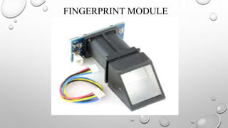finger print based security system | PPT