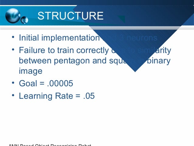 Artificial Neural Network Based Object Recognizing Robot