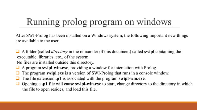 Prolog Programming : Basics | PPTX