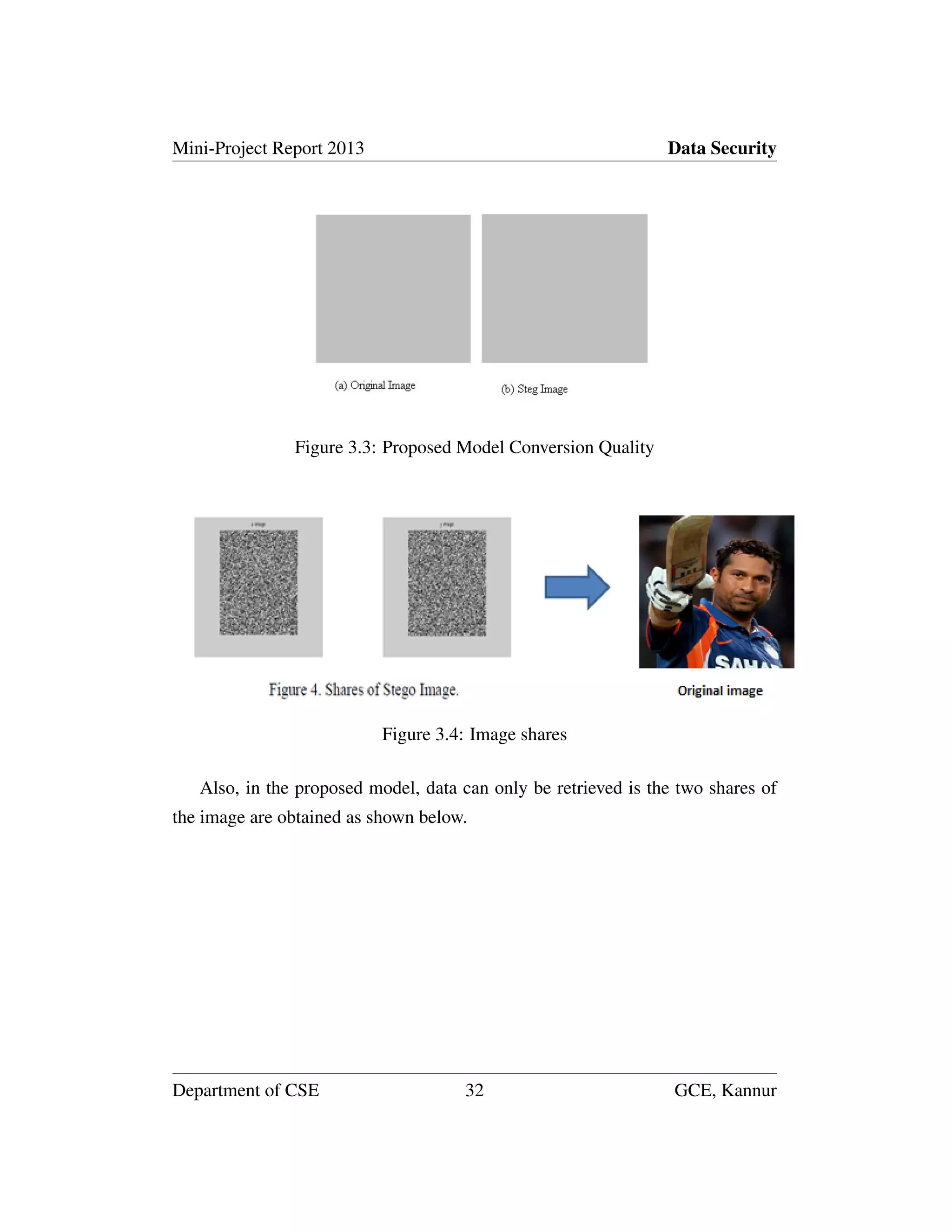 steganography using visual cryptography_report | PDF | Computing | Technology & Computing