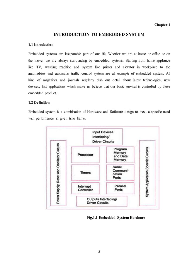 report on embedded system | DOCX
