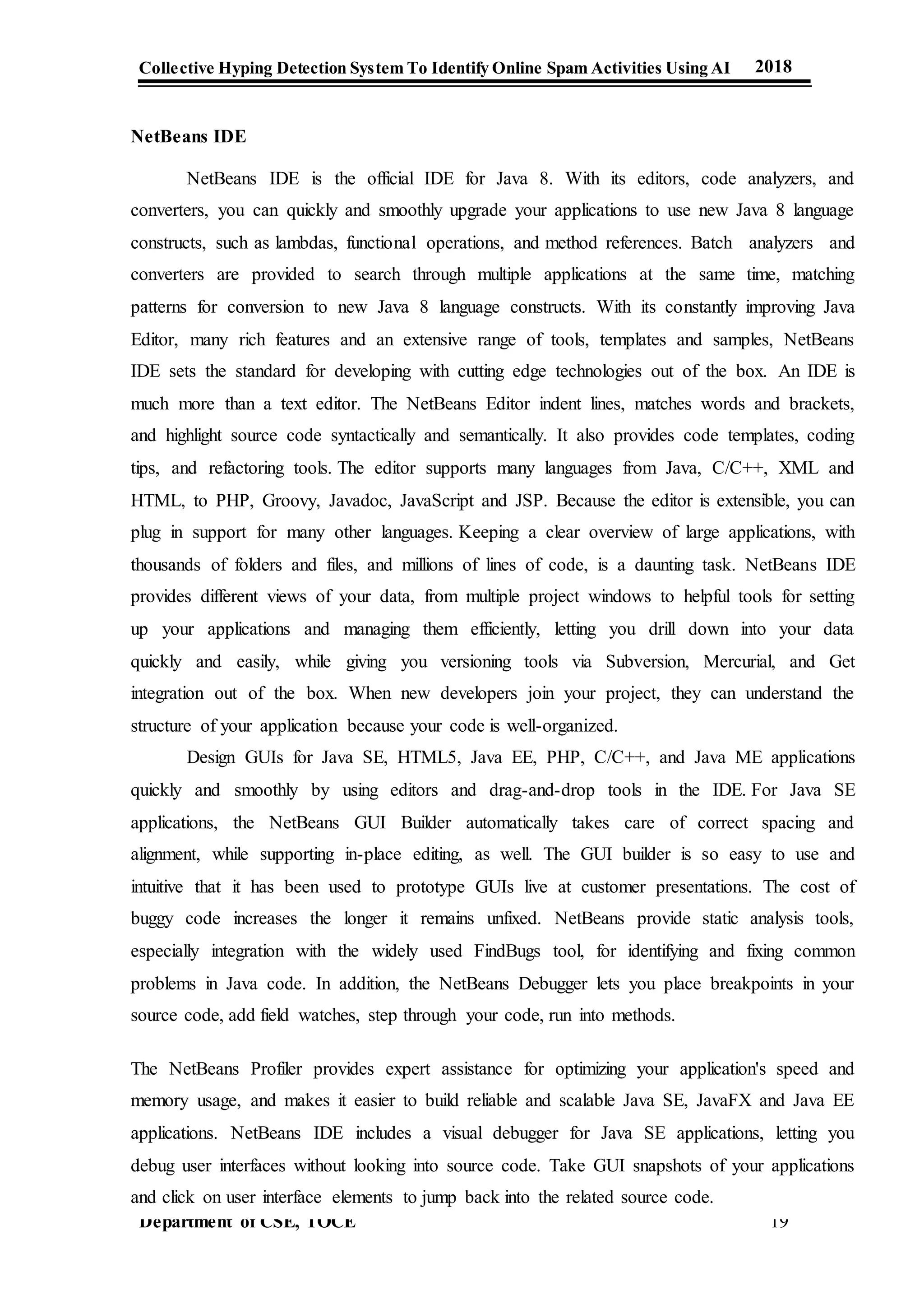 VTU final year project report Main | DOCX | Computing | Technology & Computing