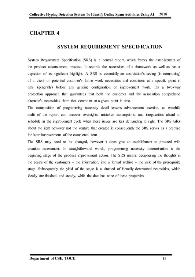 VTU final year project report Main | DOCX | Computing | Technology ...