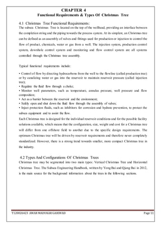 Report on horizontal vertical christmas tree | DOCX