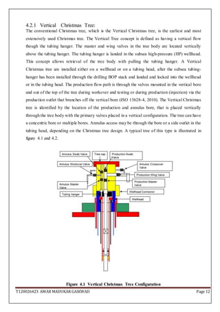 Report on horizontal vertical christmas tree | DOCX