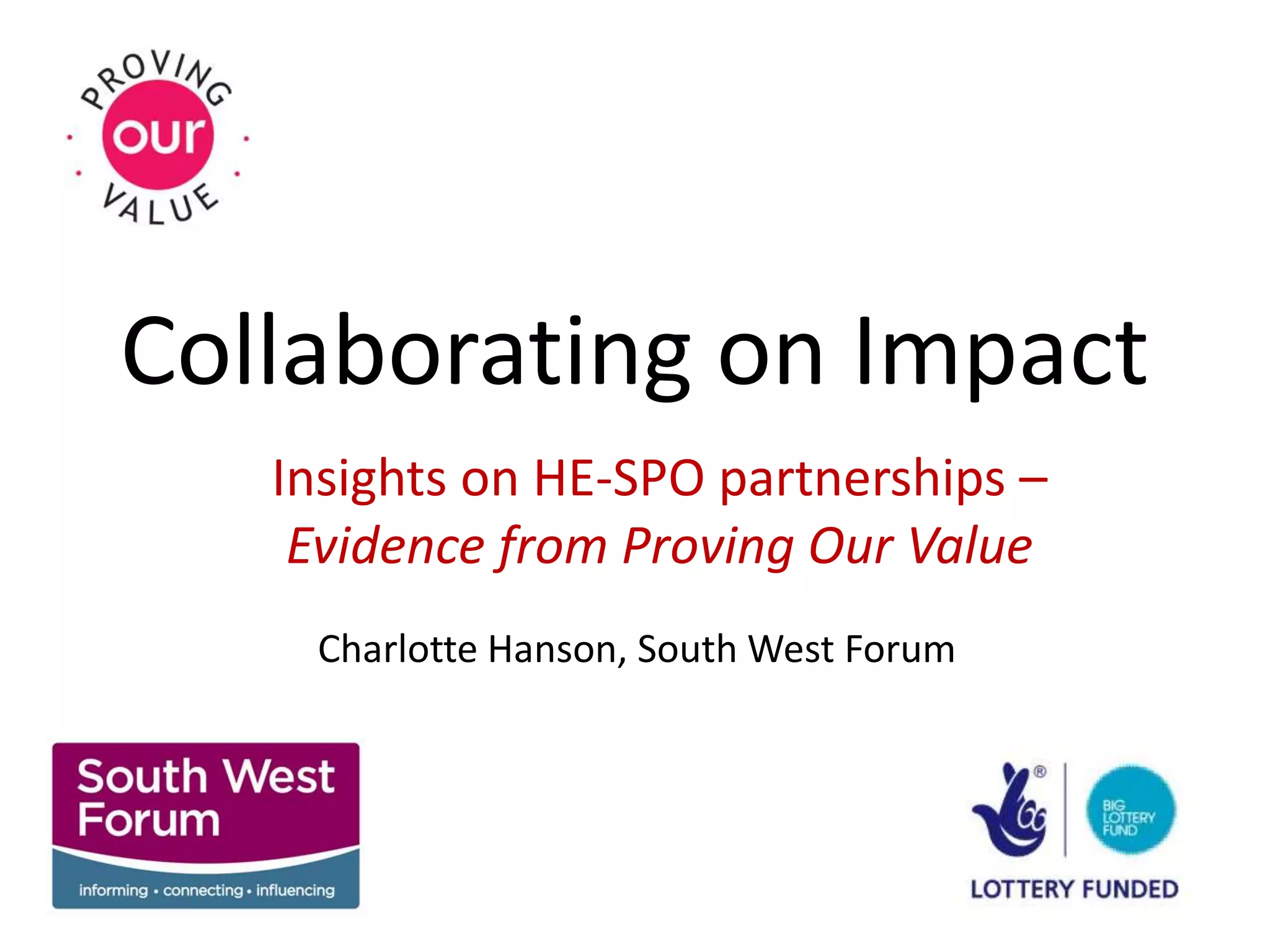 Collaborating on Impact | PPTX