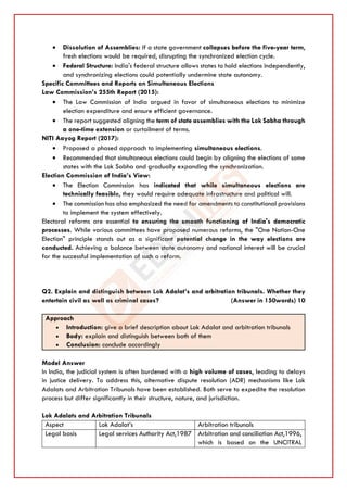 UPSC CSE MAINS 2024 GSII MODEL ANSWERS BY EDEN IAS! | PDF