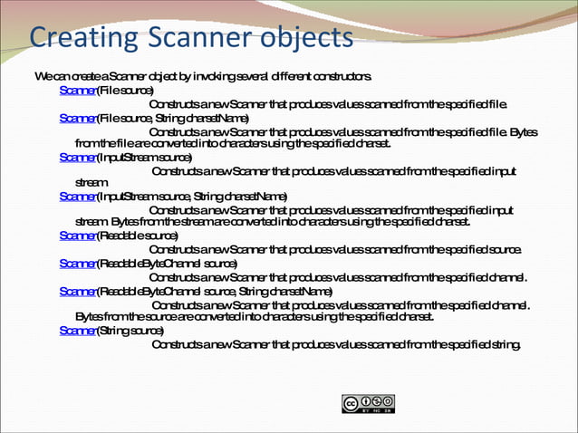 ppt on scanner class | PPT | Programming Languages | Computing