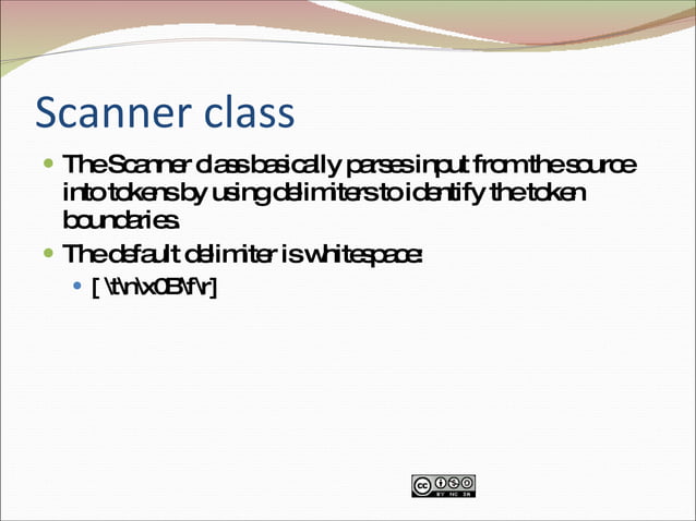 ppt on scanner class | PPT | Programming Languages | Computing