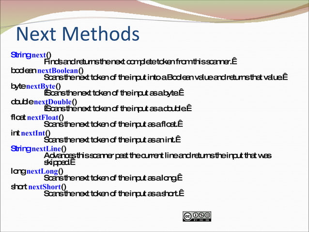 ppt on scanner class | PPT | Programming Languages | Computing