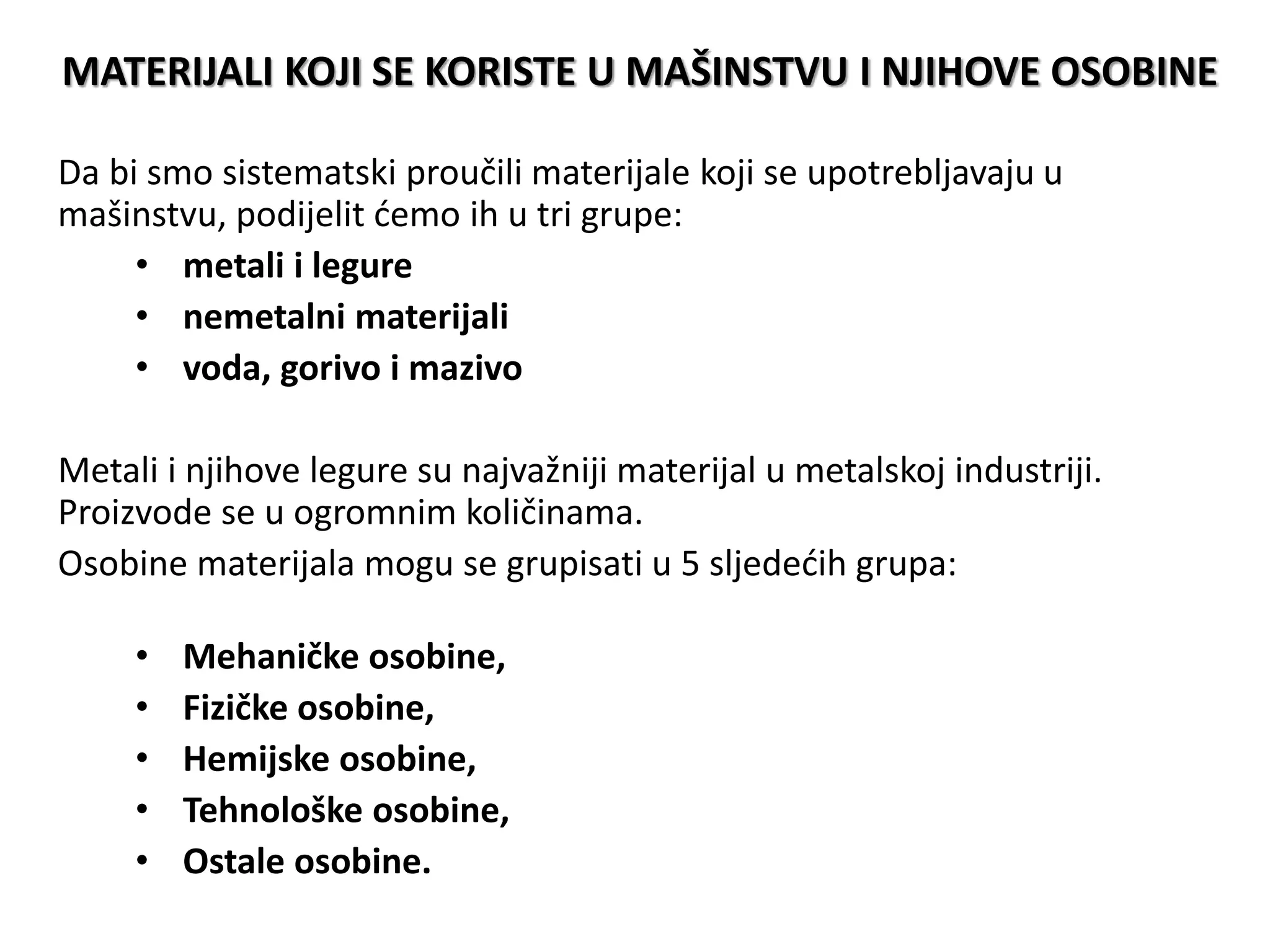 Mašinski materijali I razred - Mašinski tehničar - skracena.pptx