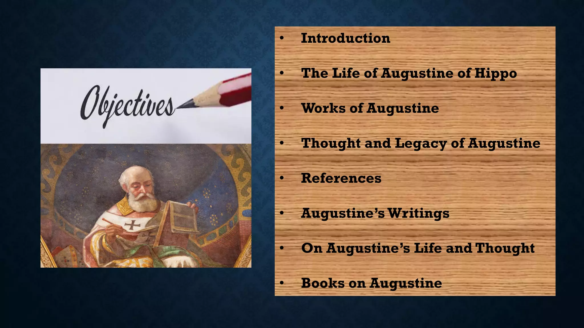 Main Sources of Our Knowledge on St. Augustine's Life | PPT