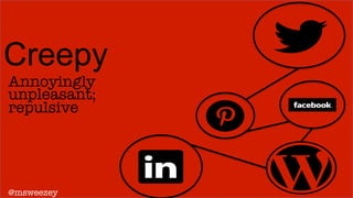 Social Selling: How not to be Creepy. | PDF