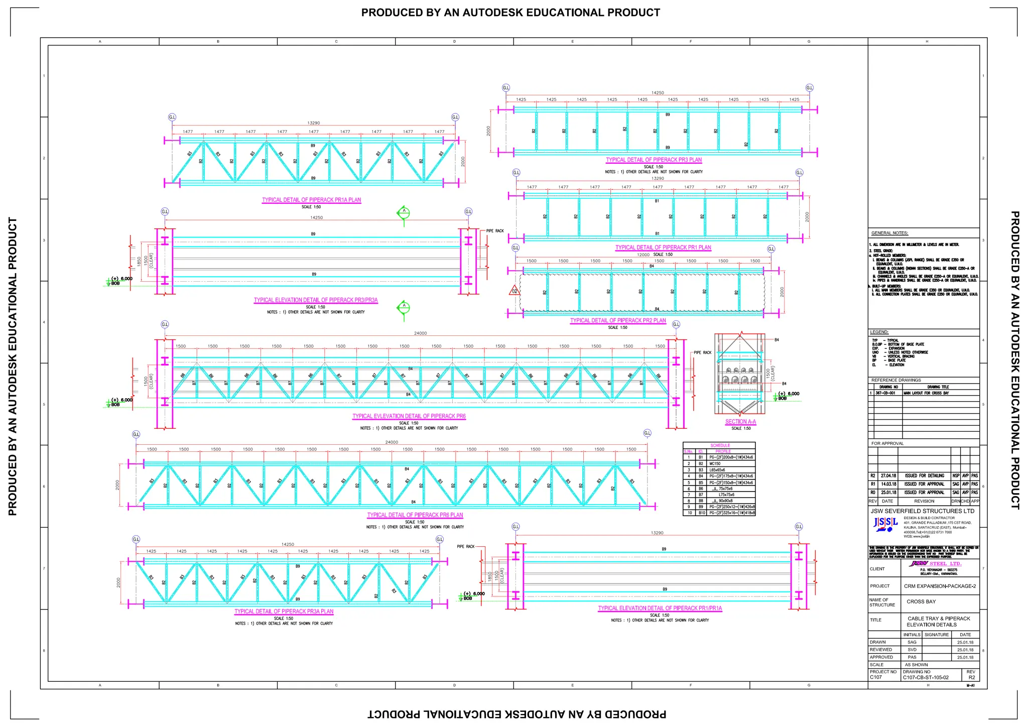 Steel detailing, main steel, tekla structure, | PDF