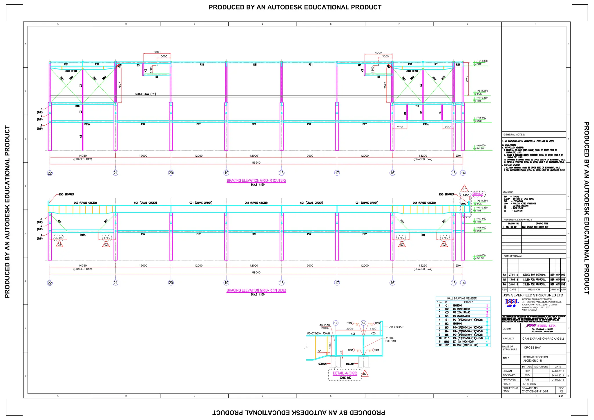 Steel detailing, main steel, tekla structure, | PDF