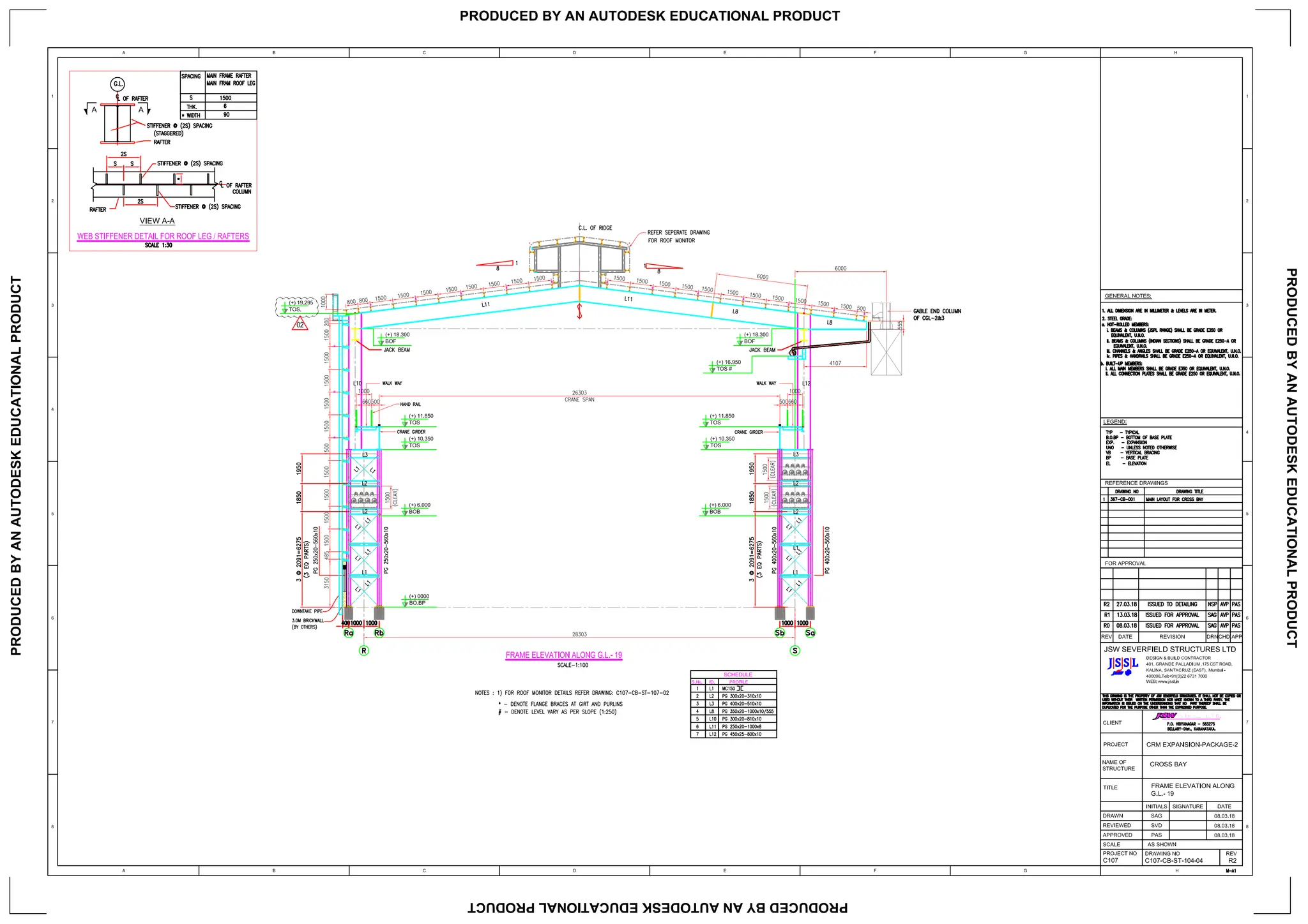 Steel detailing, main steel, tekla structure, | PDF
