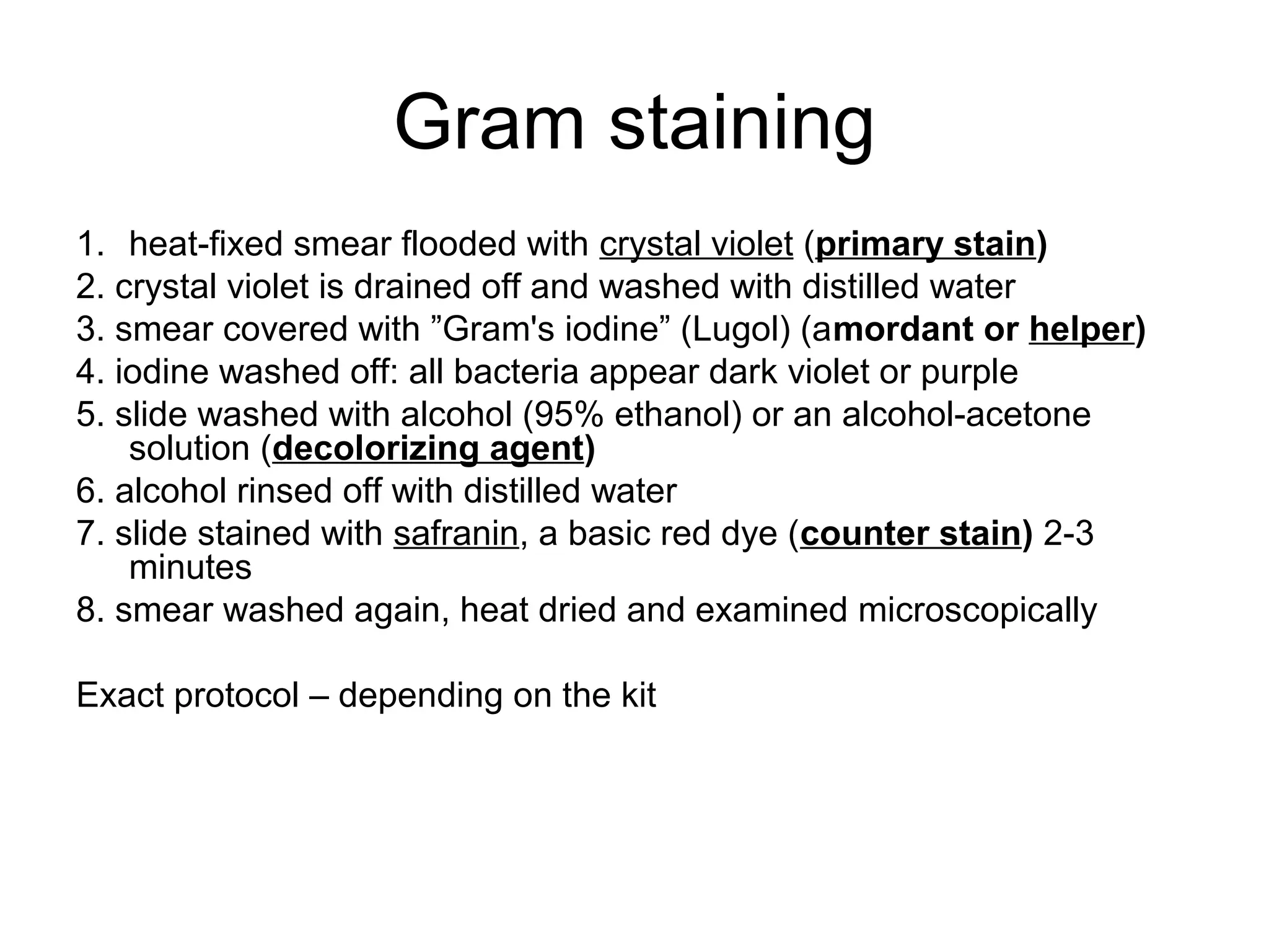 Main steps in bacteriological diagnosis | PPT