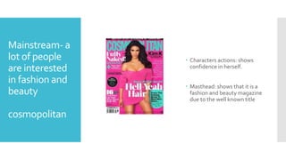 Mainstream and niche | PPTX