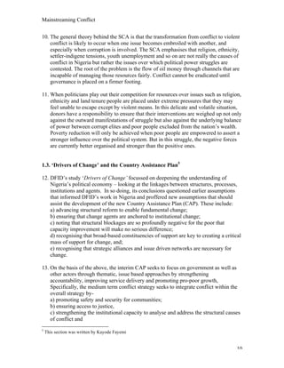 Mainstreaming conflict | PDF