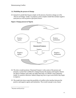 Mainstreaming conflict | PDF