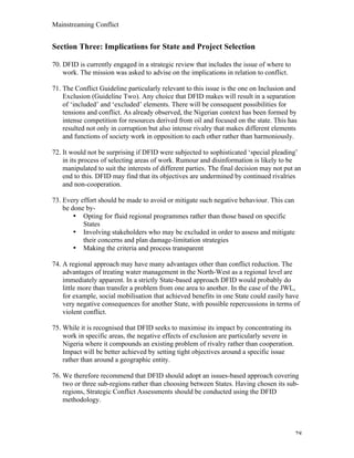 Mainstreaming conflict | PDF