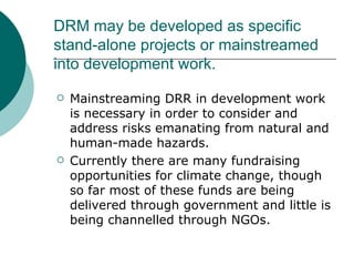 Mainstreaming drr in plan’s development work nepal | PPT