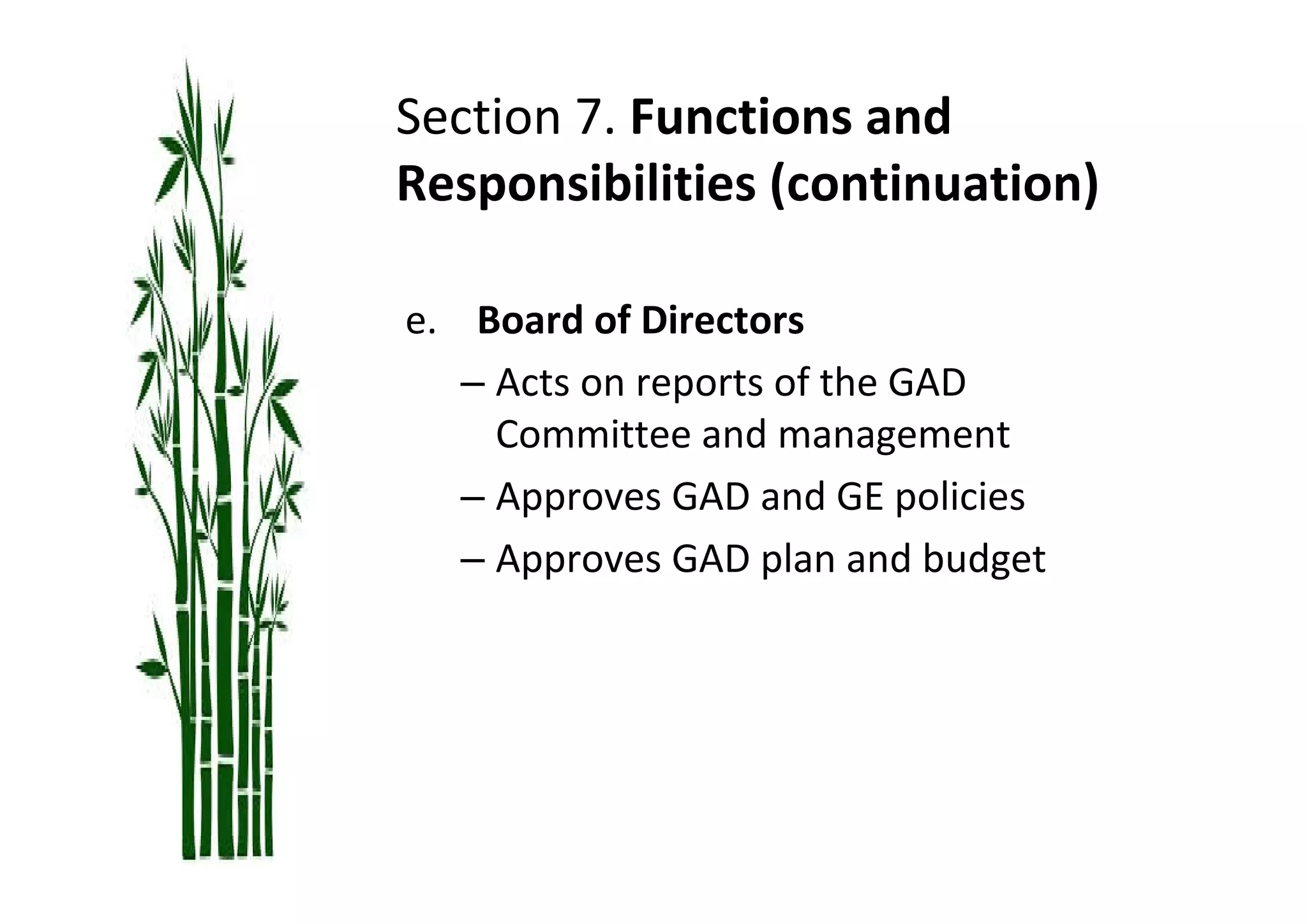 Mainstreaming Gender and Development (GAD) in Cooperatives | PDF