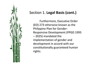 Mainstreaming Gender and Development (GAD) in Cooperatives | PDF