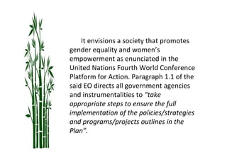 Mainstreaming Gender and Development (GAD) in Cooperatives | PDF