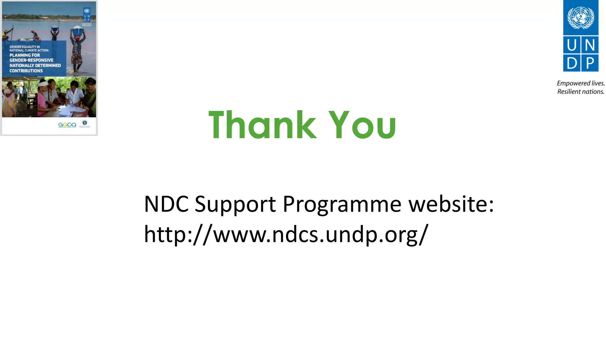 Mainstreaming Gender Within the NDC Process | PDF