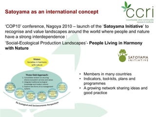 Mainstreaming satoyama in Japan's rural policies | PPTX