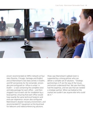 Mainstream Renewable Power: Strategic ICT Partnership Case Study | PDF