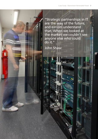 Mainstream Renewable Power: Strategic ICT Partnership Case Study | PDF