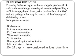 Maintain Poultry House: rules and needed | PPTX
