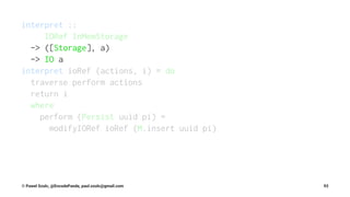 Maintainable Software Architecture in Haskell (with Polysemy) | PPT