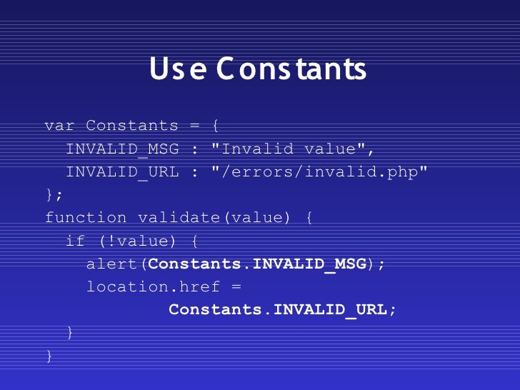 Maintainable JavaScript